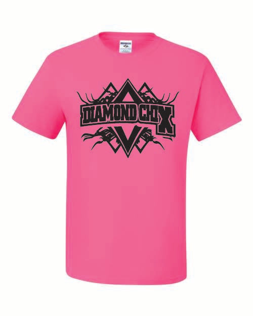 Diamond Chix Tshirt with black logo – MTB Graphics